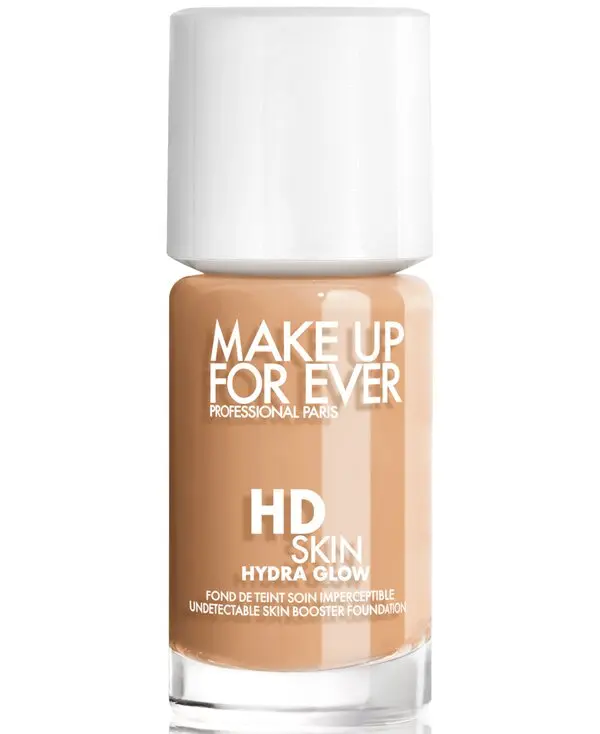 MAKE UP FOR EVER Hd Skin Hydra Glow Skincare Foundation With Hyaluronic Acid 1n00 Alabaster - 3y38 - Cool Honeyâ  - For Medium To Tan